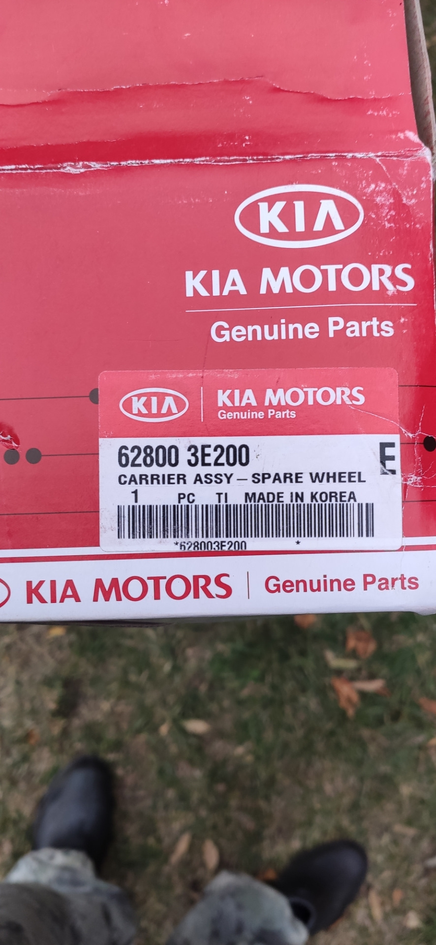 Запаска снова перебралась из багажника под брюхо — KIA Sorento (1G), 2 ...