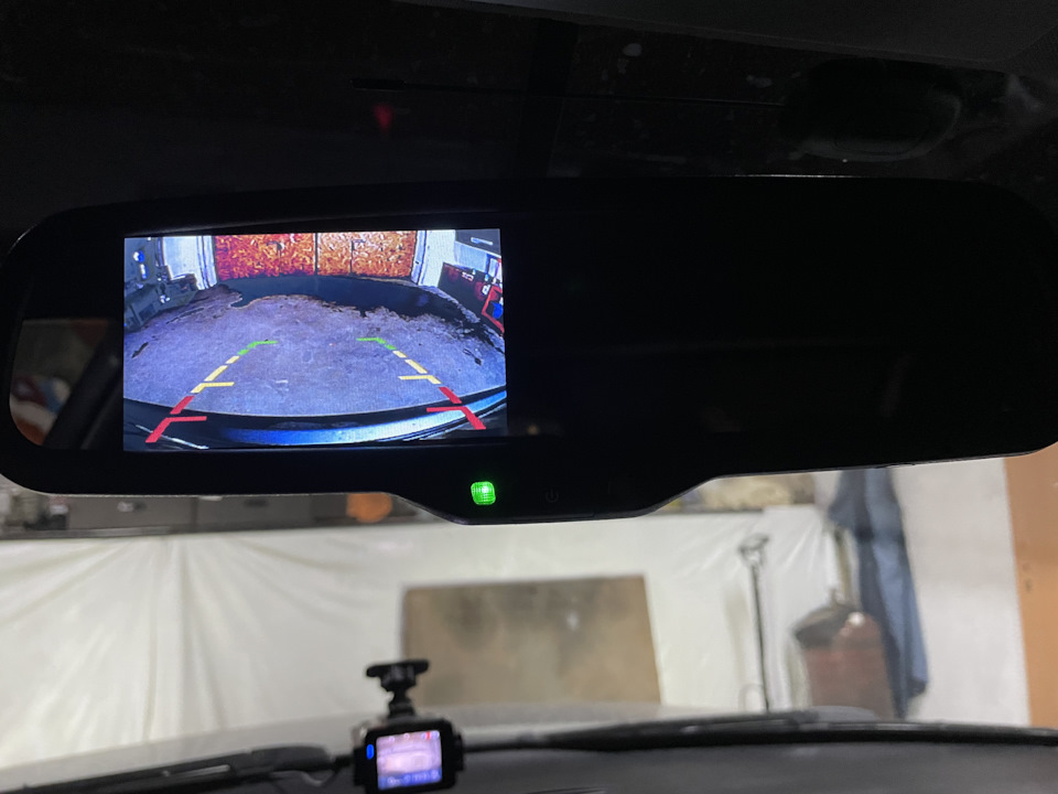 Зеркало с экраном + камера заднего вида — Audi A6 (C5), 2,4 л, 2000 ...