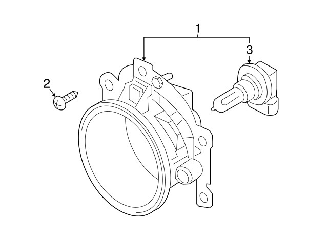 MS820984 Лампа противотуманной фары Mitsubishi | Запчасти на DRIVE2