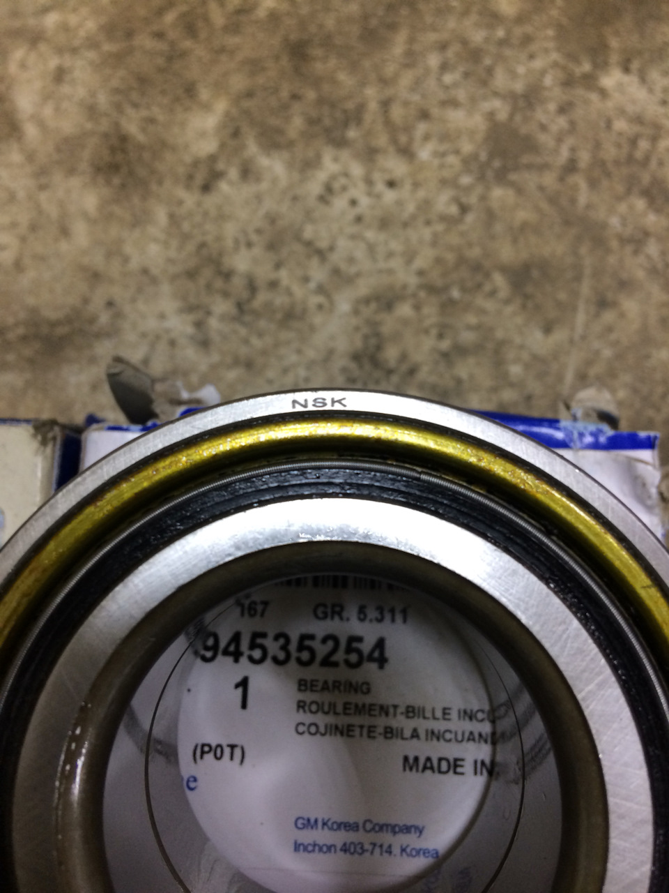 94535254 Подшипник ступицы GM | Запчасти на DRIVE2