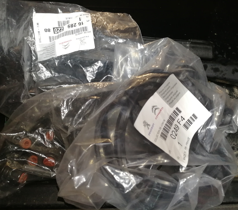 0249F4 Прокладка клапанной крышки PSA 1.6 16V EP6 Peugeot Citroen ...