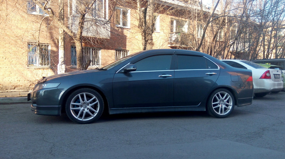 подвеска Modulo — Honda Accord (7G), 2,4 л, 2003 года | тюнинг | DRIVE2