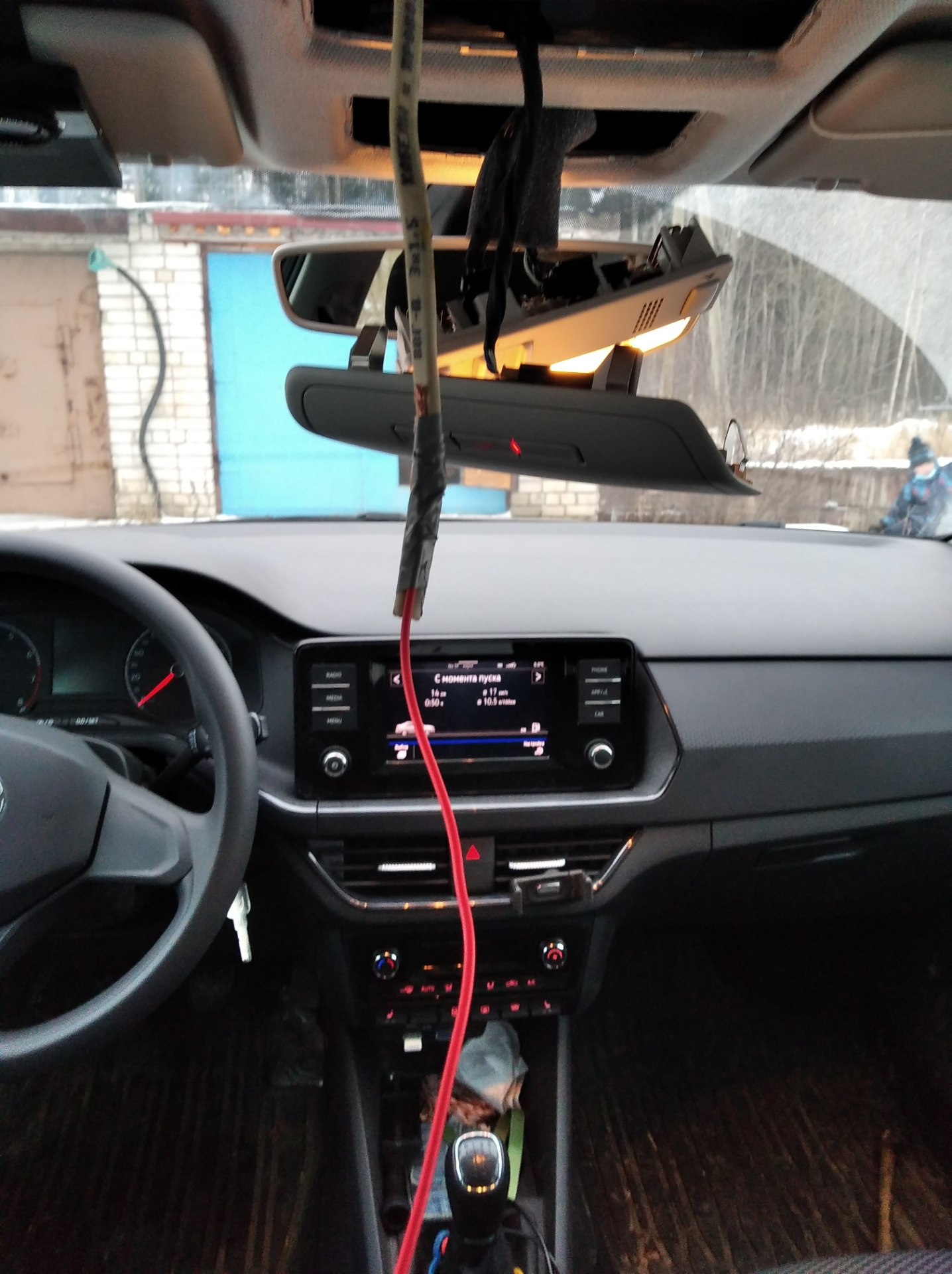 Задний плафон. — Volkswagen Polo liftback, 1,6 л, 2020 года | своими ...