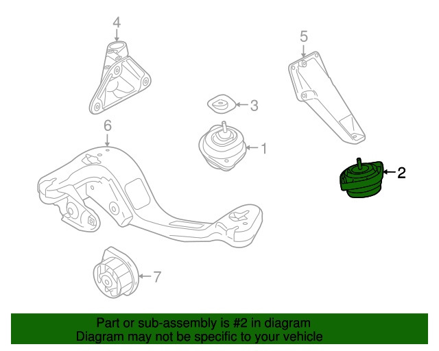 22113415176 Резиновая подушка П BMW | Запчасти на DRIVE2