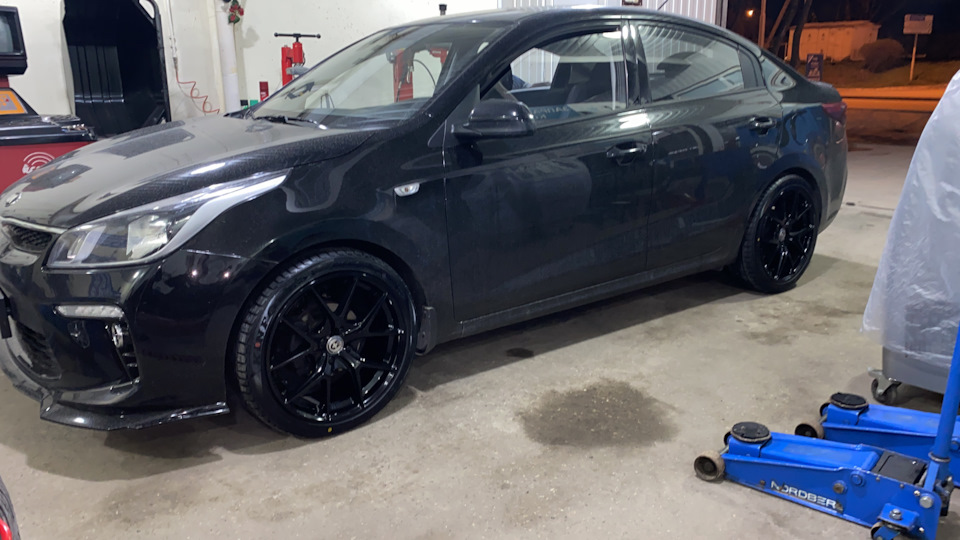 18тые, HRE — KIA Rio (4G), 1,6 л, 2019 года | шины | DRIVE2