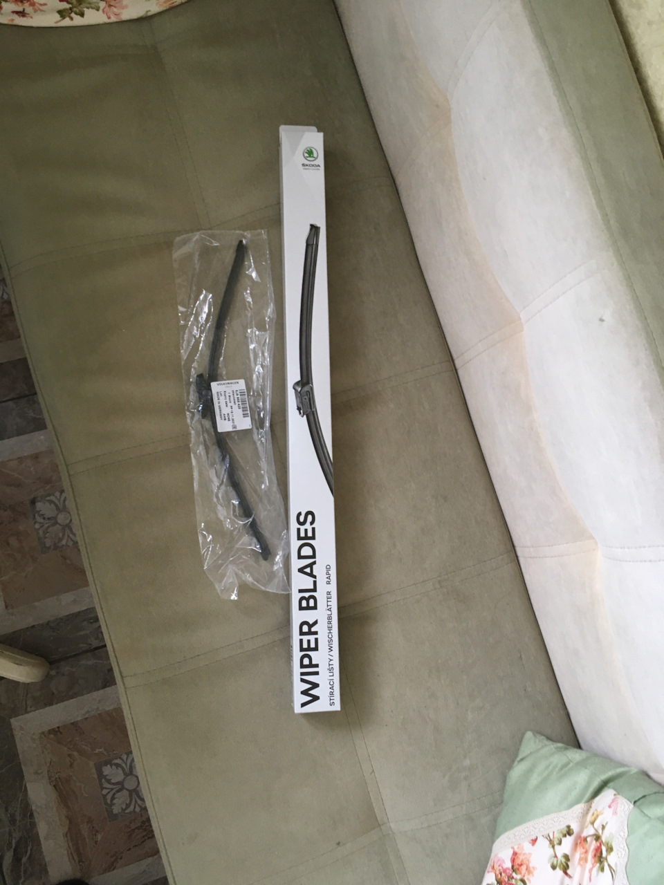 Щетки стеклоочистителя VAG — Skoda Rapid (1G), 1,6 л, 2017 года ...