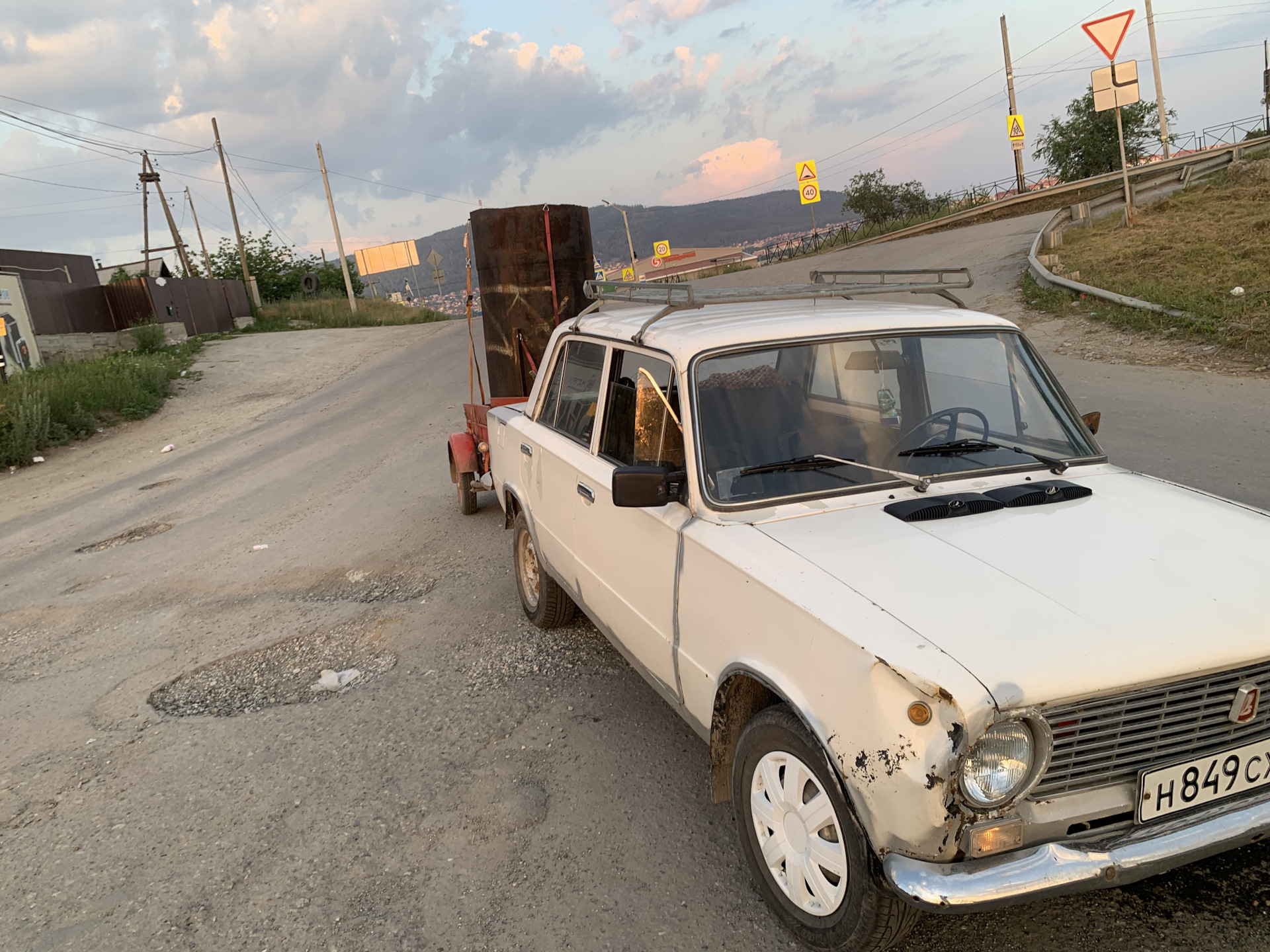 Привез груз — Lada 2101, 1,3 л, 1973 года | путешествие | DRIVE2