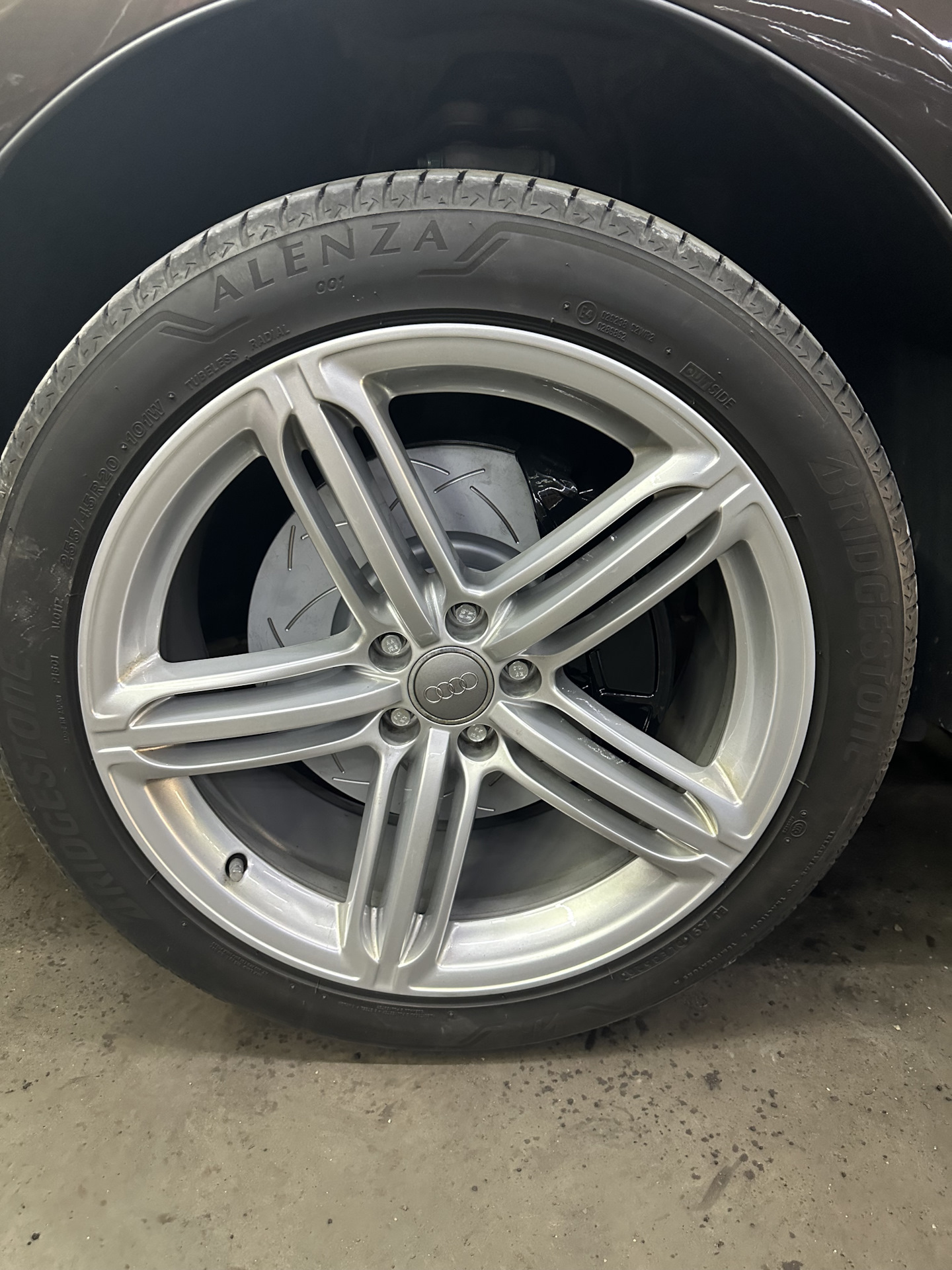 Установка 356мм тормозов спереди — Audi Q5 (1G), 2 л, 2011 года ...