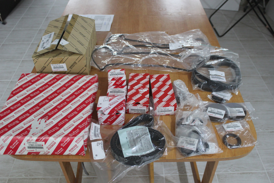 Техническое обслуживание двигателя. — Lexus LX (UZJ100), 4,7 л, 2003 ...