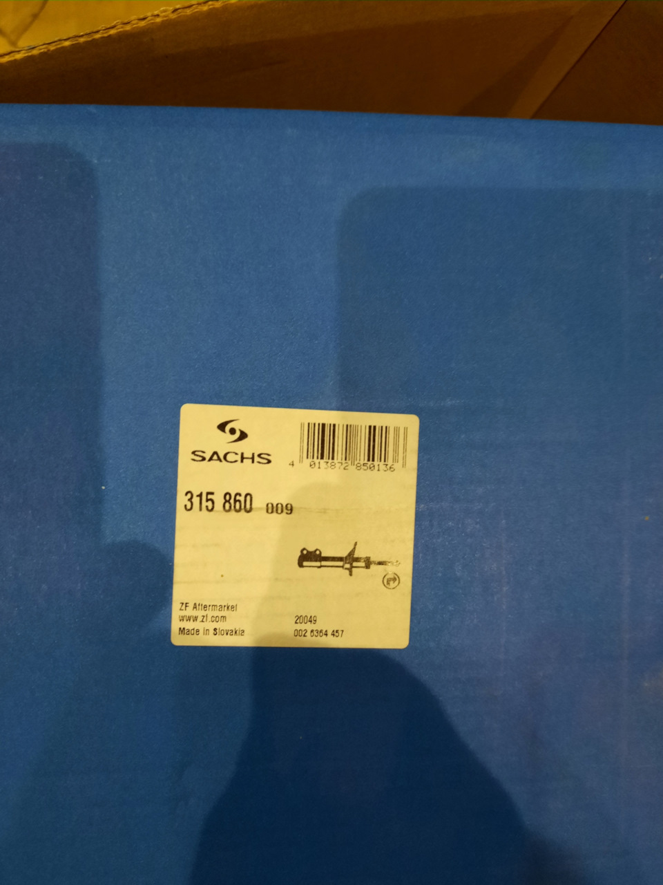 315860 Амортизатор (справа) для MERCEDES-BENZ SACHS | Запчасти на DRIVE2