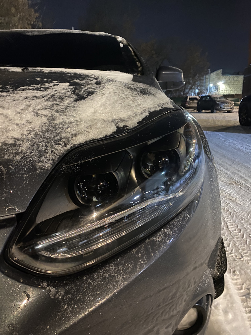 Анти хром фар — Ford Focus Sedan III, 1,6 л, 2012 года | другое | DRIVE2