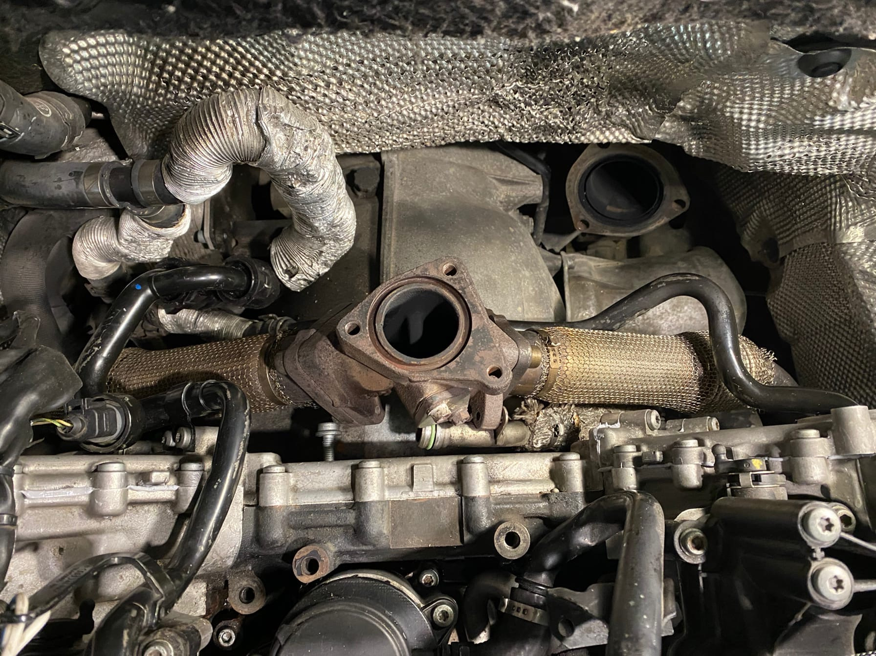 Ремонт турбины 3.0 TDI — Audi A8 (D3), 3 л, 2006 года | своими руками ...
