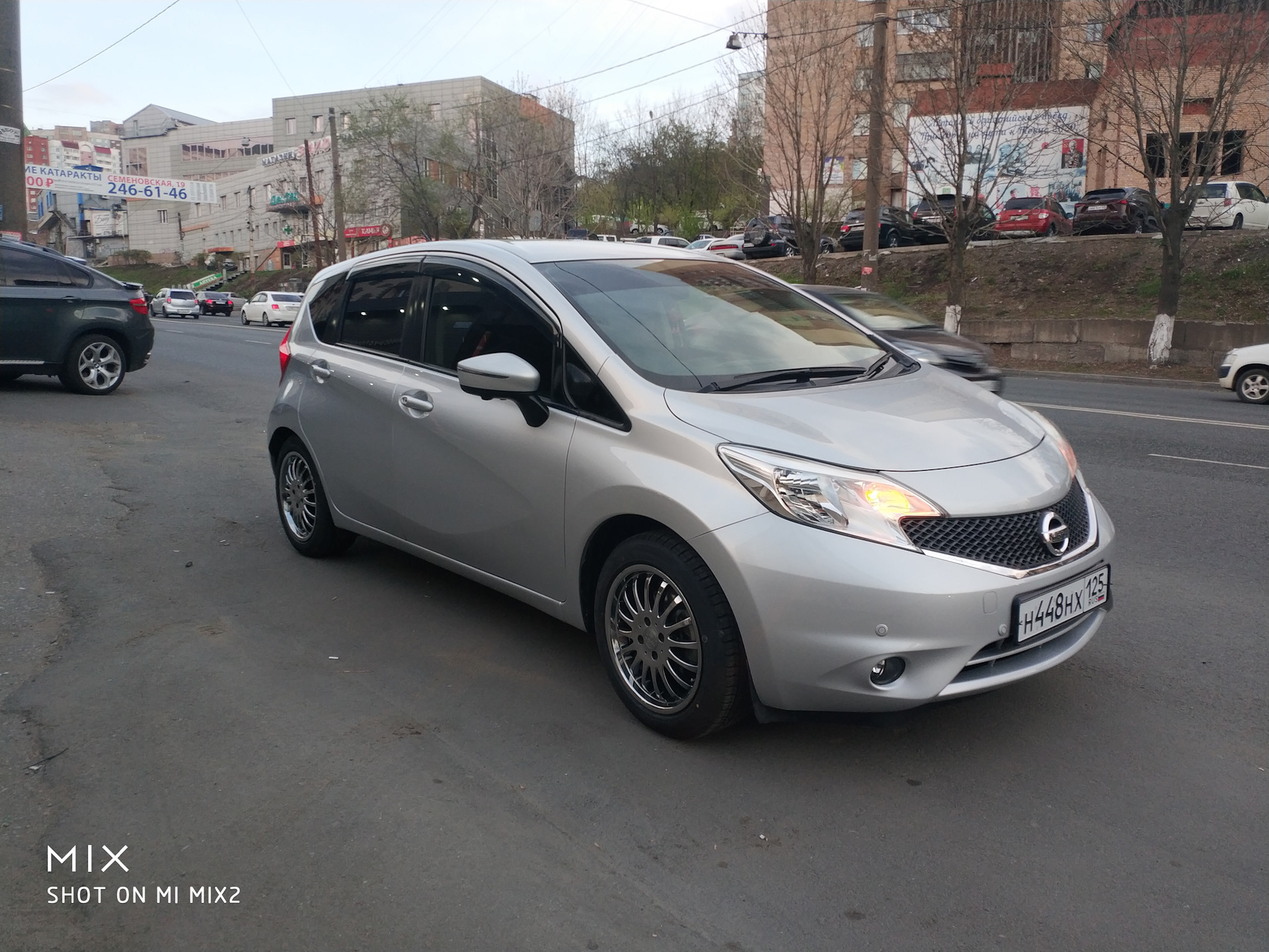 смена R14 зимы, на R16 лето — Nissan Note (2G), 1,2 л, 2015 года ...