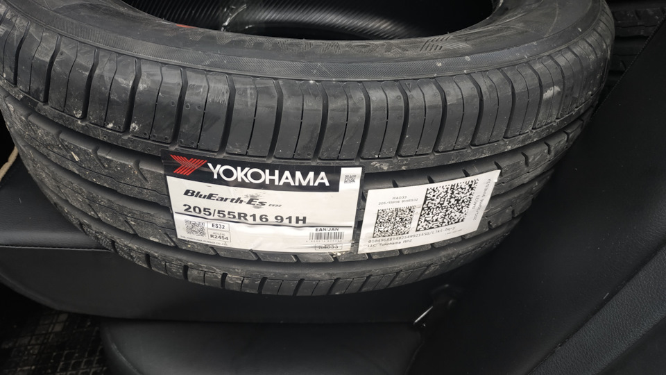 Резина на лето, Yokohama Bluearth ES32 — Opel Astra H, 1,8 л, 2007 года ...