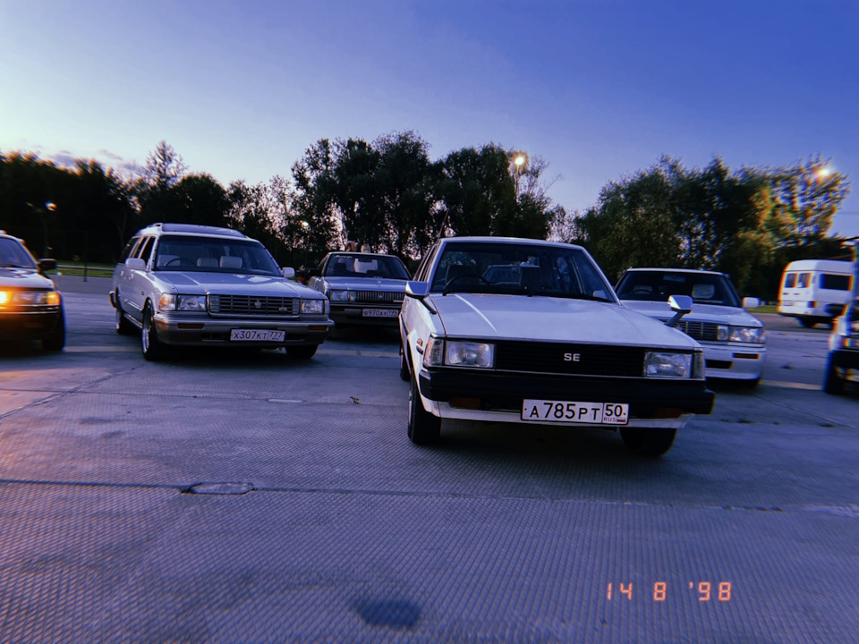 Rotten Rice meet 21' и другое — Toyota Corolla (70), 1,5 л, 1982 года ...