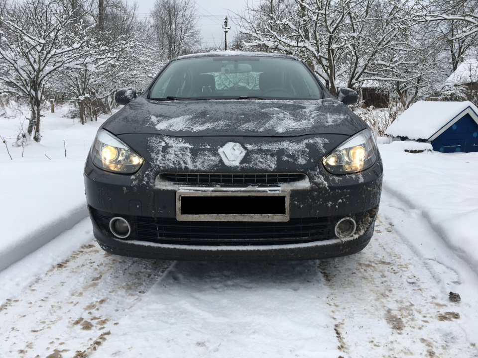 Фары с линзами рестайл — Renault Fluence, 1,6 л, 2011 года | стайлинг ...