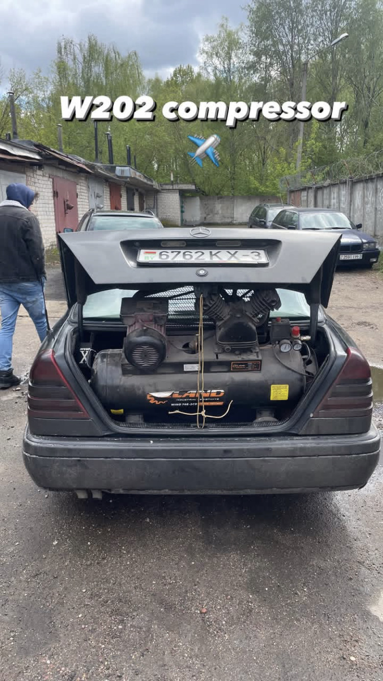 W202 compressor — Mercedes-Benz C-Class (W202), 2 л, 1995 года | прикол ...