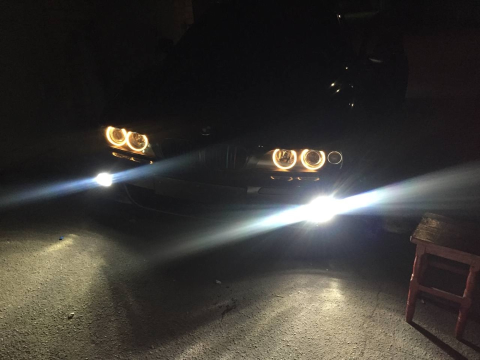 Туманки. — BMW 5 series (E39), 2,8 л, 1999 года | аксессуары | DRIVE2