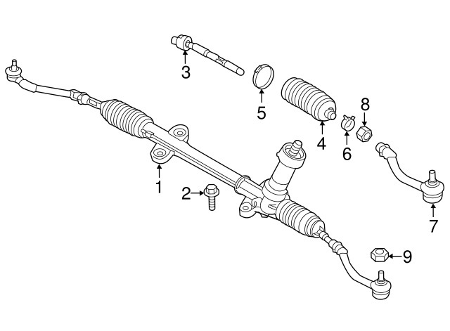 565002T100 Реечный рулевой механизм KIA HYUNDAI | Запчасти на DRIVE2