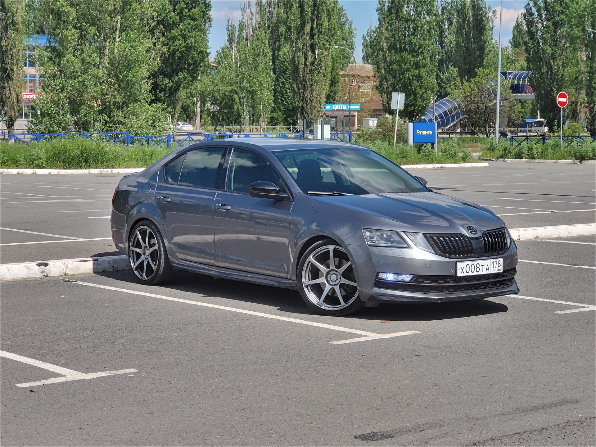 Летний сетап. Bil B8/B6-H&R & AVS T7 19'' — Skoda Octavia A7 Mk3, 1,8 л ...