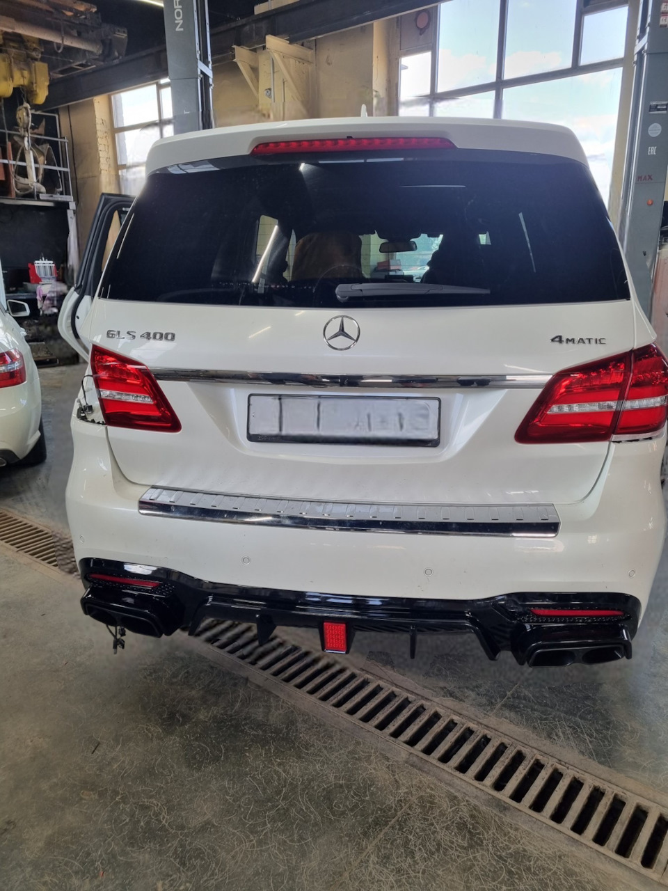 Примерка Brabus обвеса — Mercedes-Benz GLS (X166), 3 л, 2017 года ...