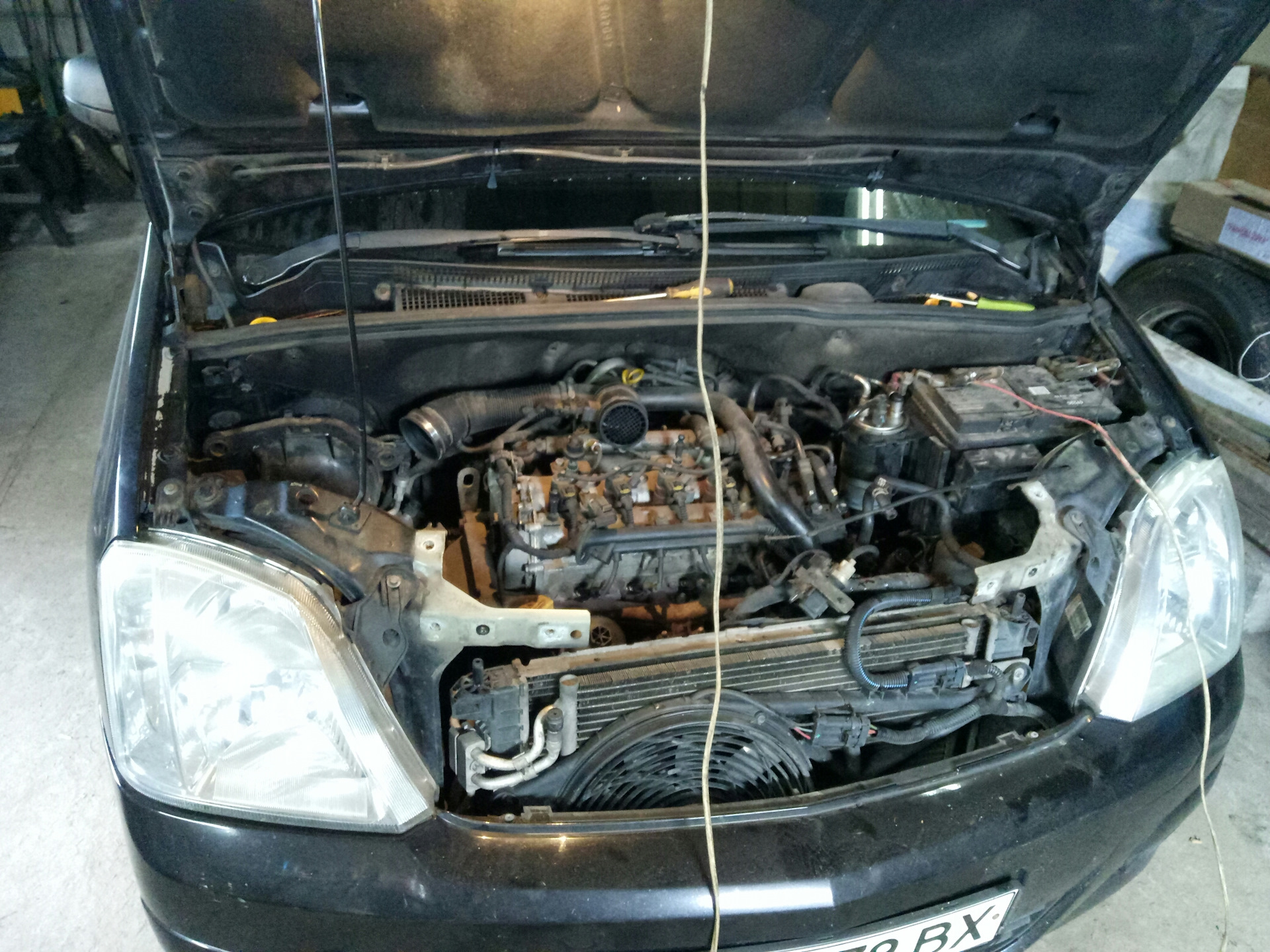 Замена прокладок теплообменника — Opel Meriva (A), 1,3 л, 2006 года ...