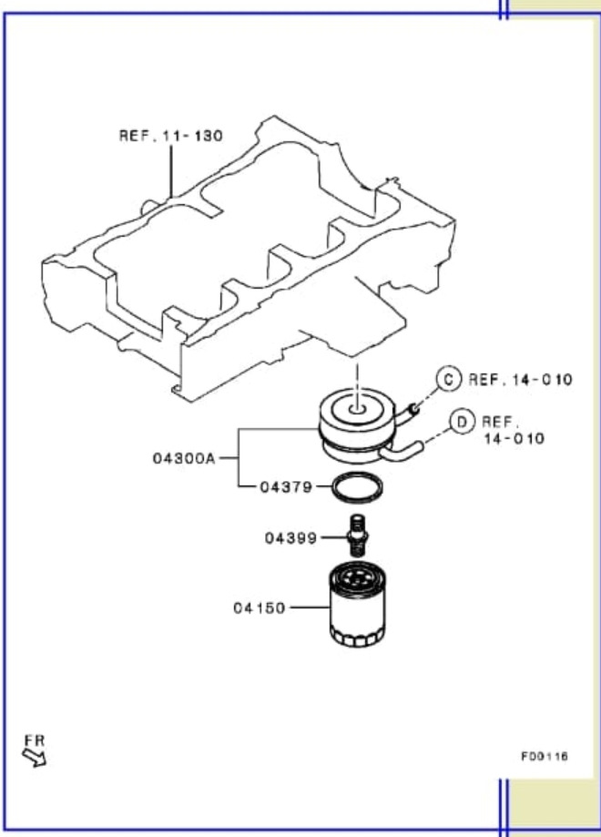 Oil Cooler — Mitsubishi Outlander (3G), 2,4 л, 2013 года | тюнинг | DRIVE2