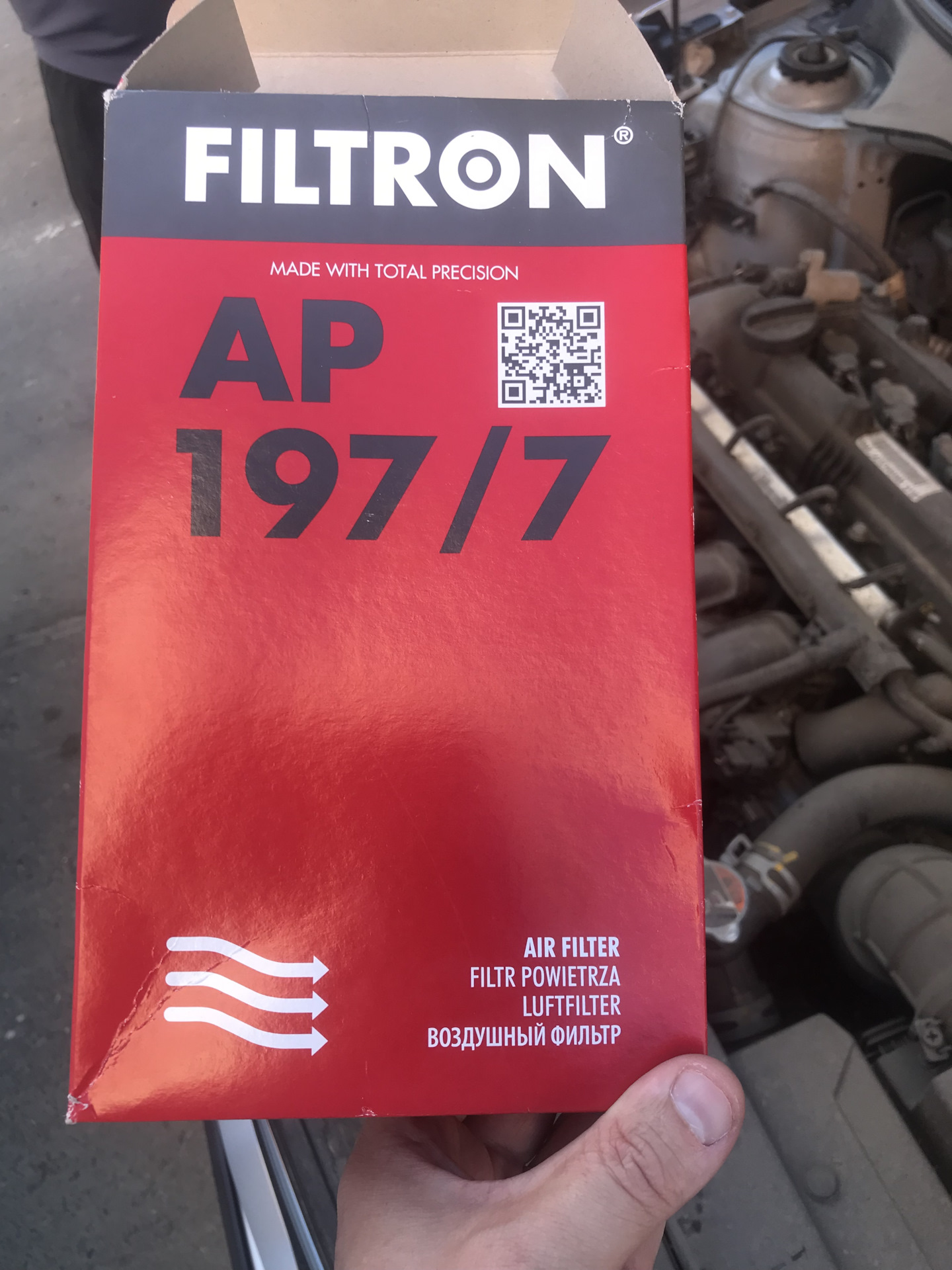 Filtron AP 197/7 Фильтр воздушный двигателя Киа Рио 4 — KIA Rio (4G), 1 ...