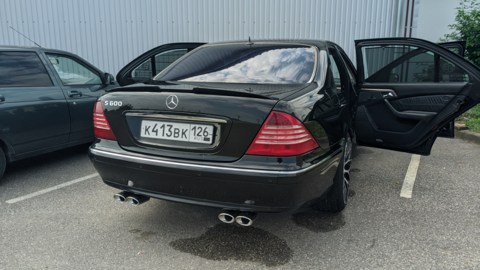 Азелит против нагара на выхлопе — Mercedes-Benz S-Class (W220), 3,2 л ...