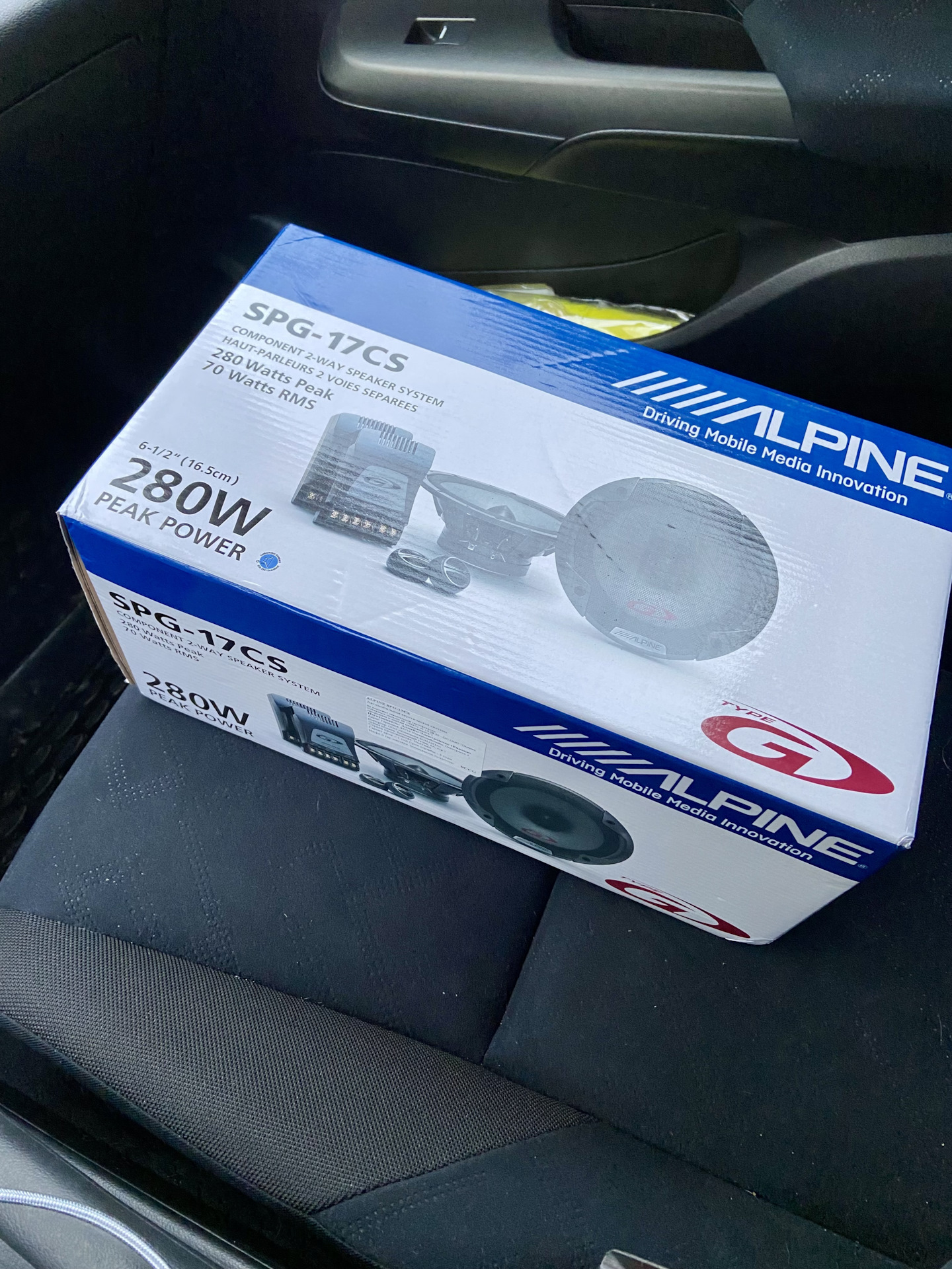 Фронт ALPINE SPG-17CS🔊 — Honda Civic Hatchback (9G), 1,8 л, 2012 года | автозвук | DRIVE2