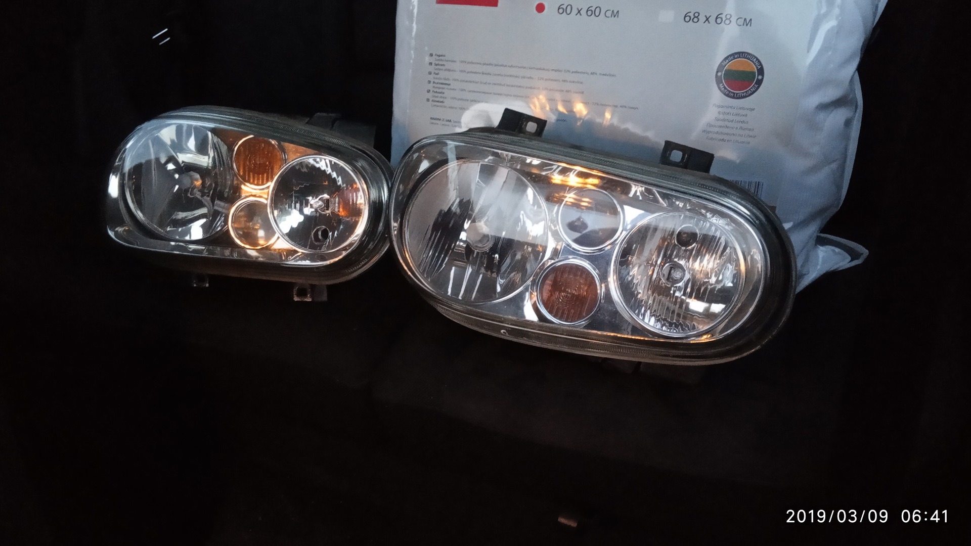 Покупка фар с противотуманками — Volkswagen Golf Mk4, 1,9 л, 2000 года ...