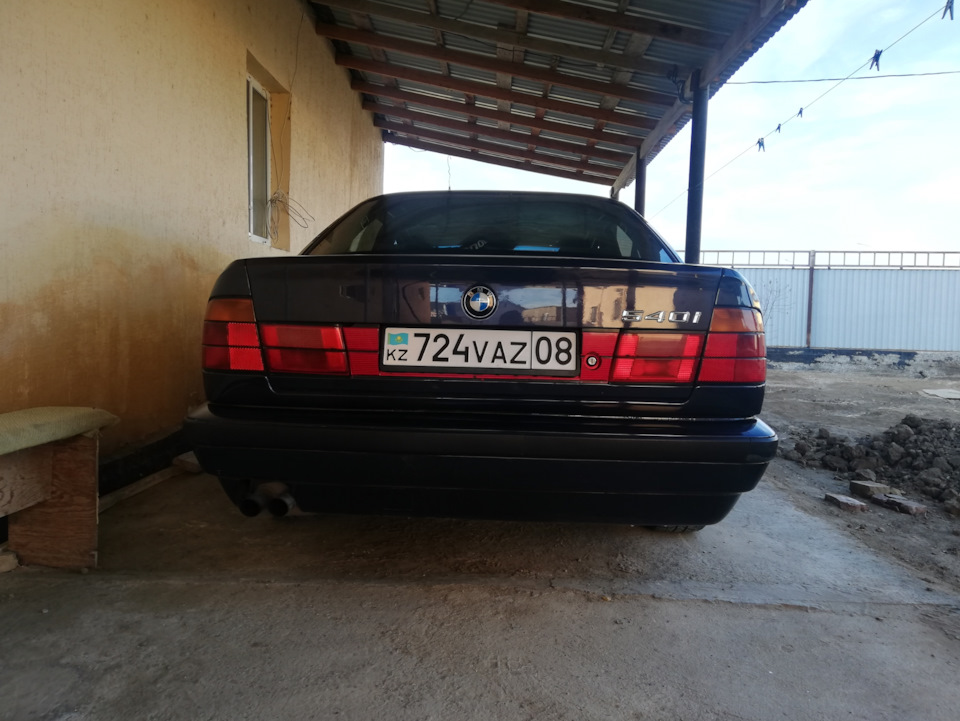 Установил оригинальную бленду как видок?) — BMW 5 series (E34), 4 л ...