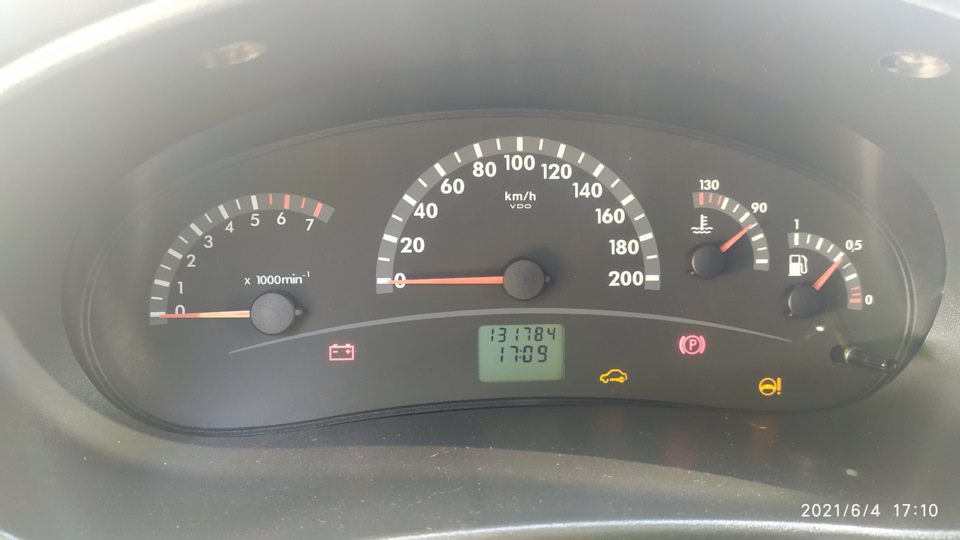 Правильный пробег на щиток приборов приоры 2 — Lada Калина универсал, 1 ...