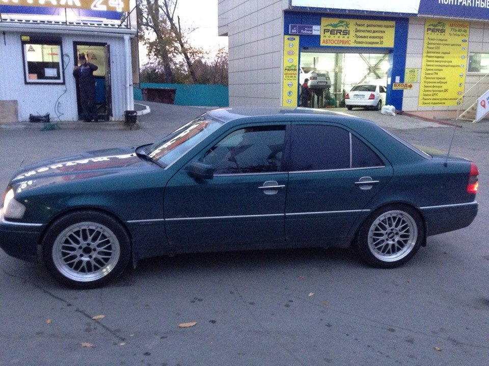 BBS LM 18x8.5 5x112 — Mercedes-Benz C-class (W202), 2,4 л, 1997 года ...