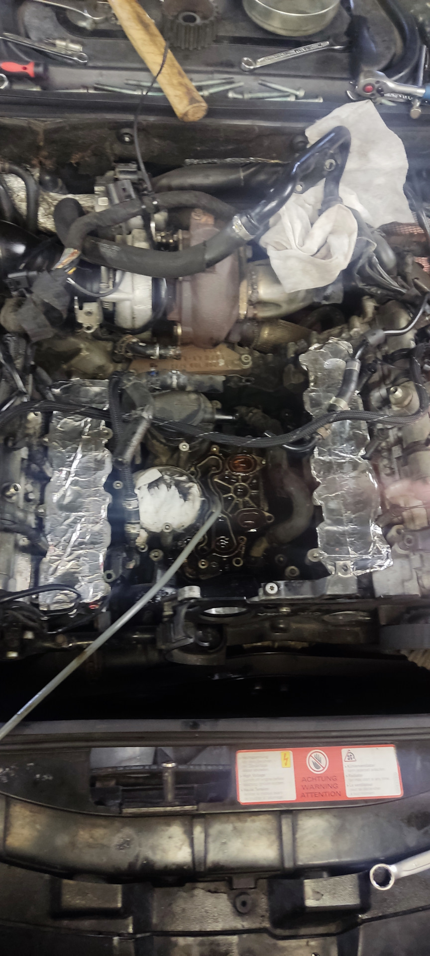 Первое ТО… — Audi A8 (D3), 3 л, 2007 года | своими руками | DRIVE2