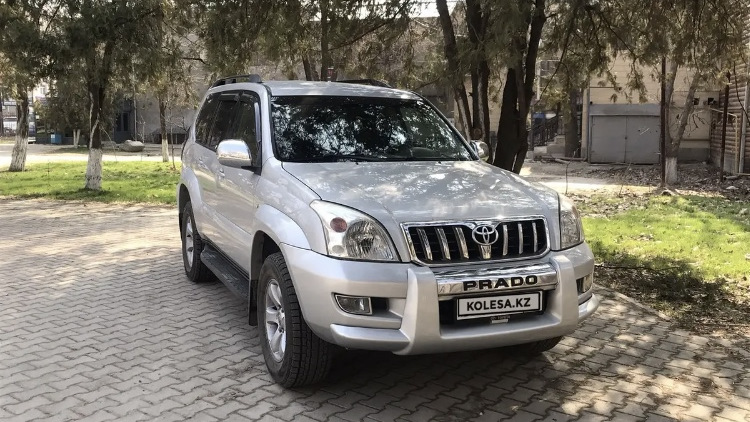 Toyota Land Cruiser Prado 120-series 2.7 бензиновый 2004 | 2.7 серый ...