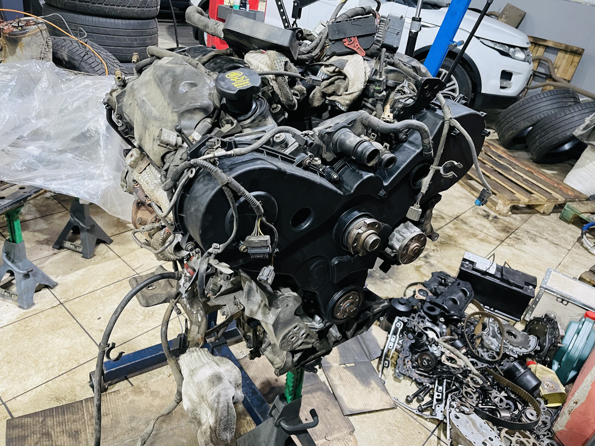 ДВС собран — Land Rover Range Rover Sport (1G), 3 л, 2010 года ...