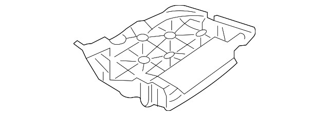 51758044374 Облицовка днища кузова у фильтра AKF BMW | Запчасти на DRIVE2
