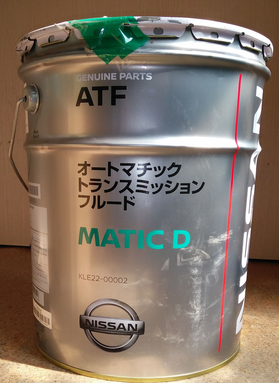 KLE2200002 Nissan MATIC FLUID D, жидкость для АКПП (20л.) NISSAN ...