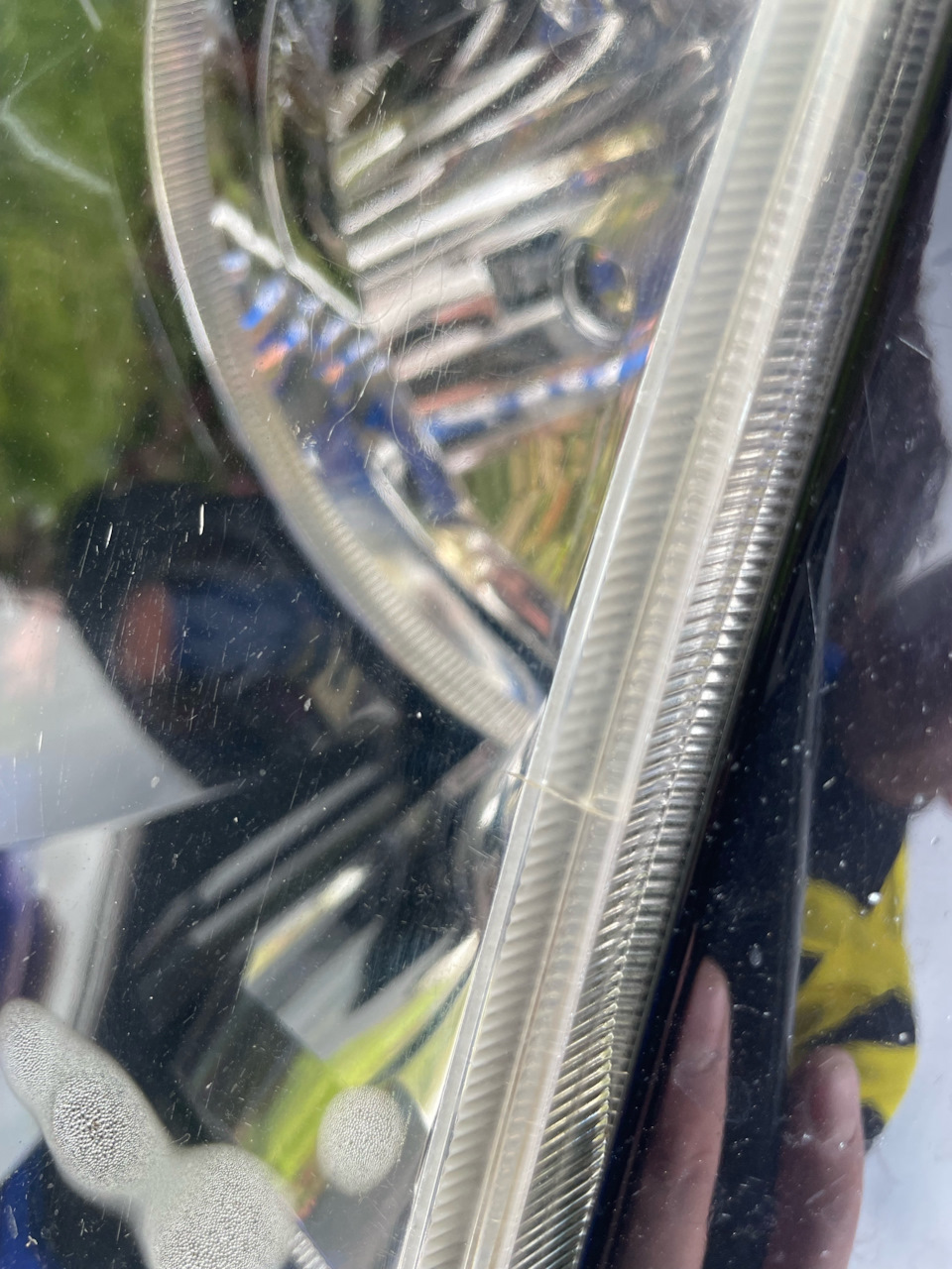 #40 Замена стёкол фар — Mitsubishi Outlander XL, 3 л, 2008 года ...