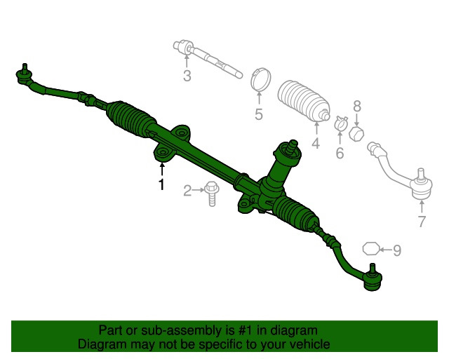 565002T100 Реечный рулевой механизм KIA HYUNDAI | Запчасти на DRIVE2
