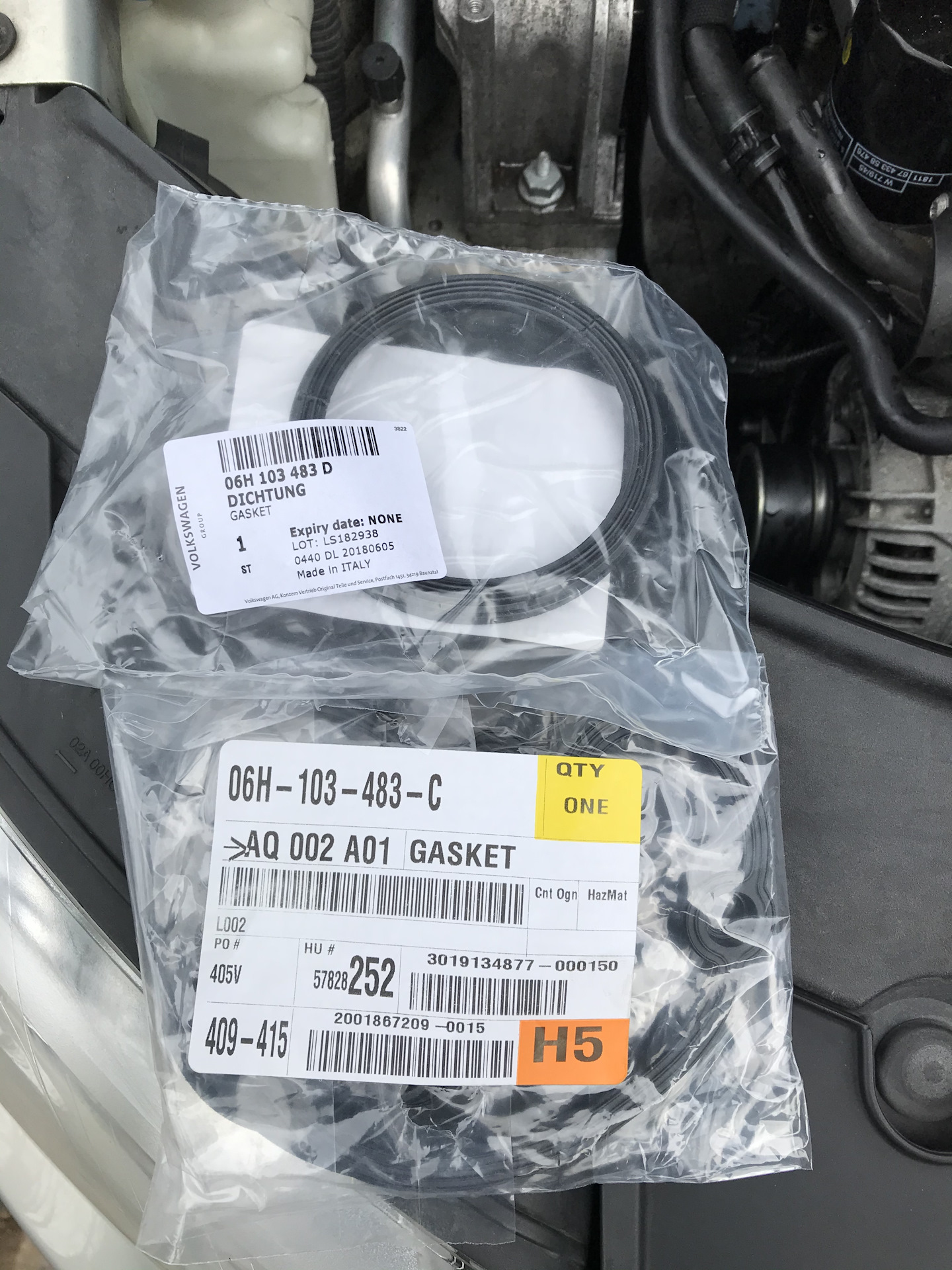 Сопливить начал… Замена прокладки верхней крышки и turbo cut off ...