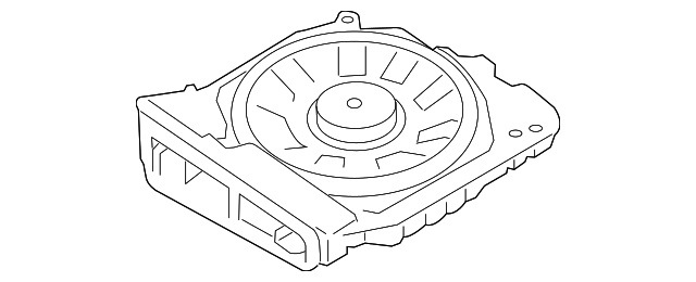 65139210147 Центральный НЧ-динамик Л BMW | Запчасти на DRIVE2