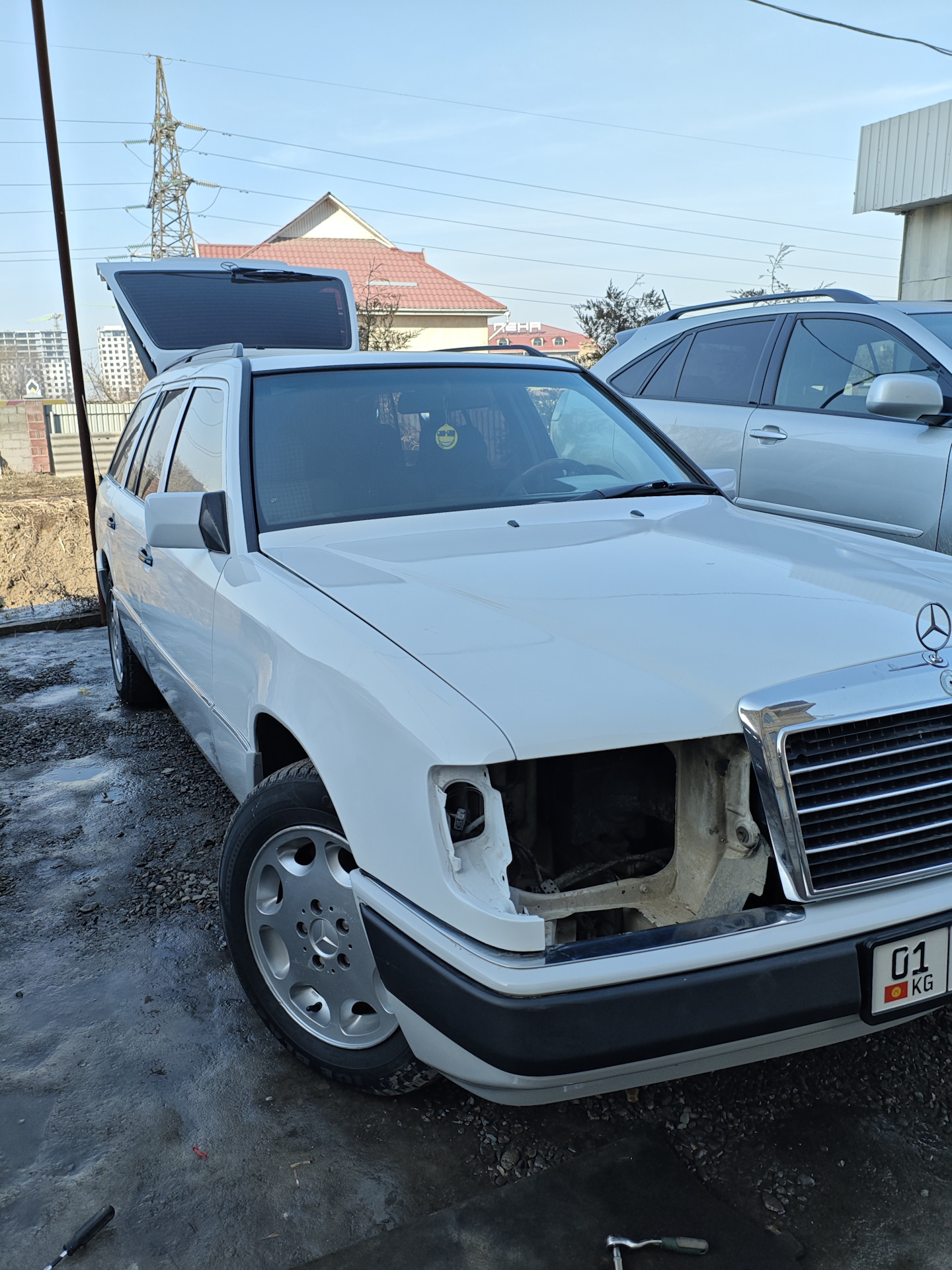 Установка локеров — Mercedes-Benz E-Class Estate (S124), 2,2 л, 1993 ...