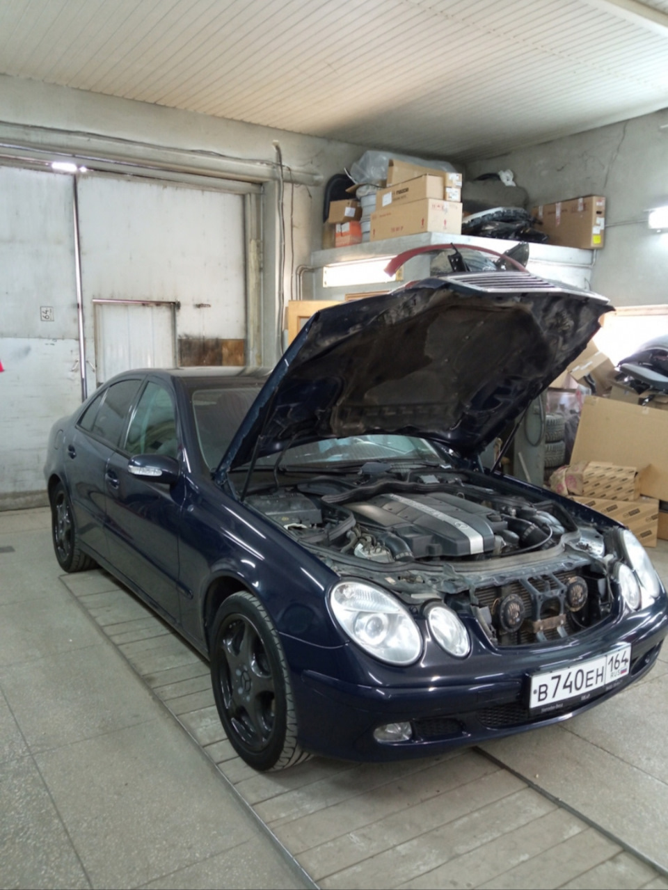 Масляное ТО 280.000км — Mercedes-Benz E-Class (W211), 3,2 л, 2005 года ...