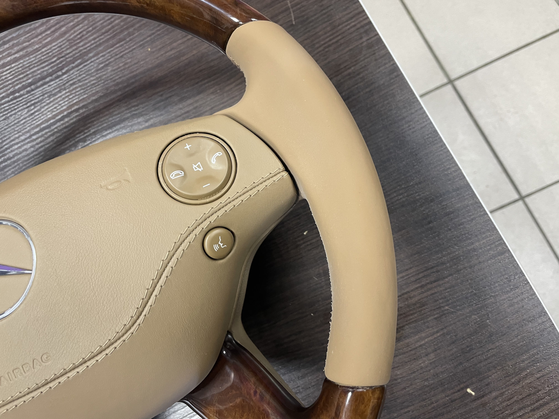 Перекраска руля! — Mercedes-Benz S-Class (W221), 5,5 л, 2007 года ...