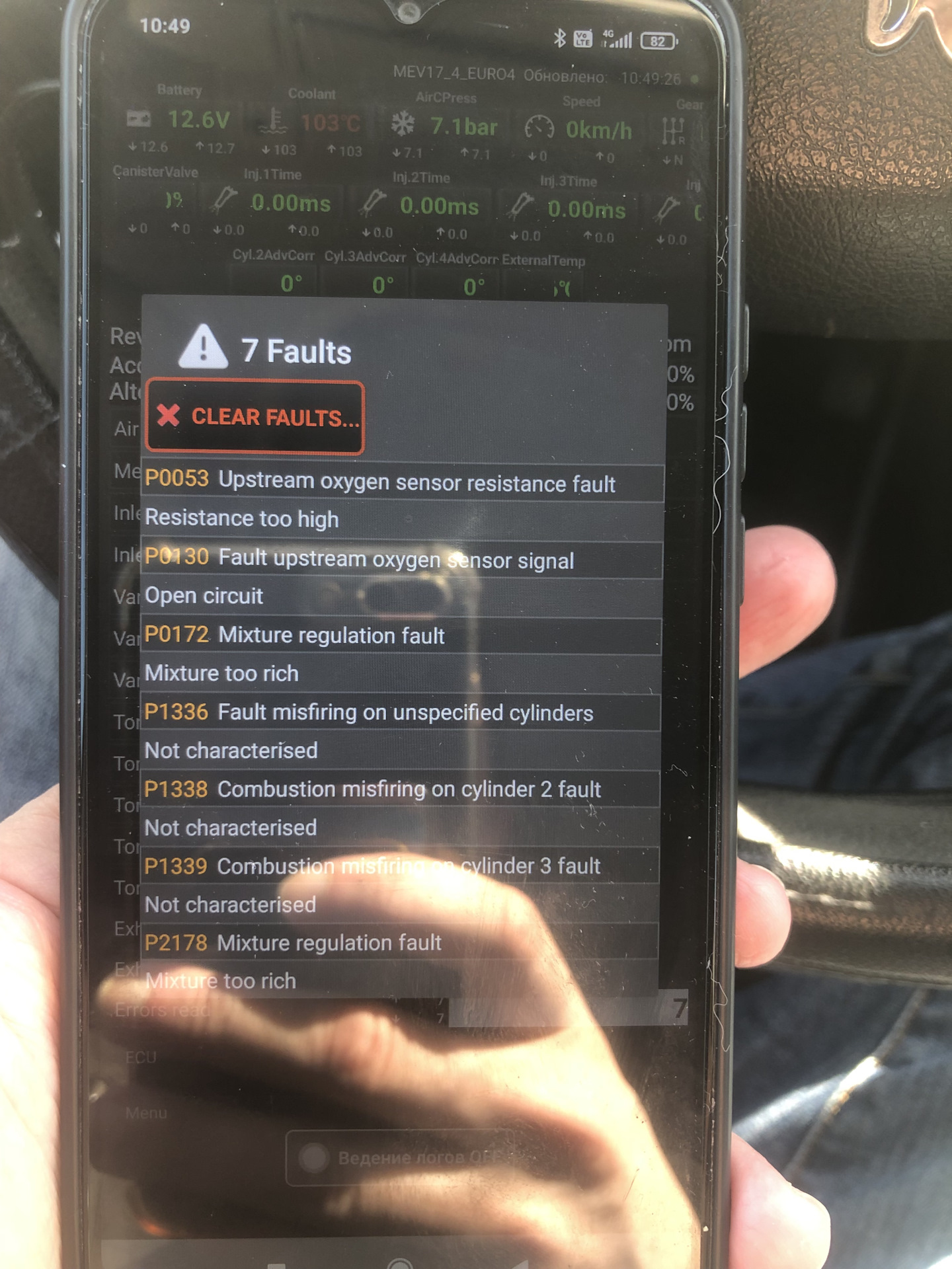 Depollution system faulty — Peugeot 308 SW (1G), 1,6 л, 2008 года ...