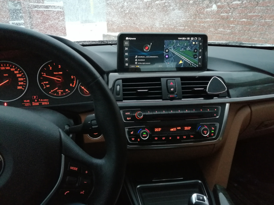 Головное устройство андроид и камера заднего вида — BMW 3 series (F30 ...