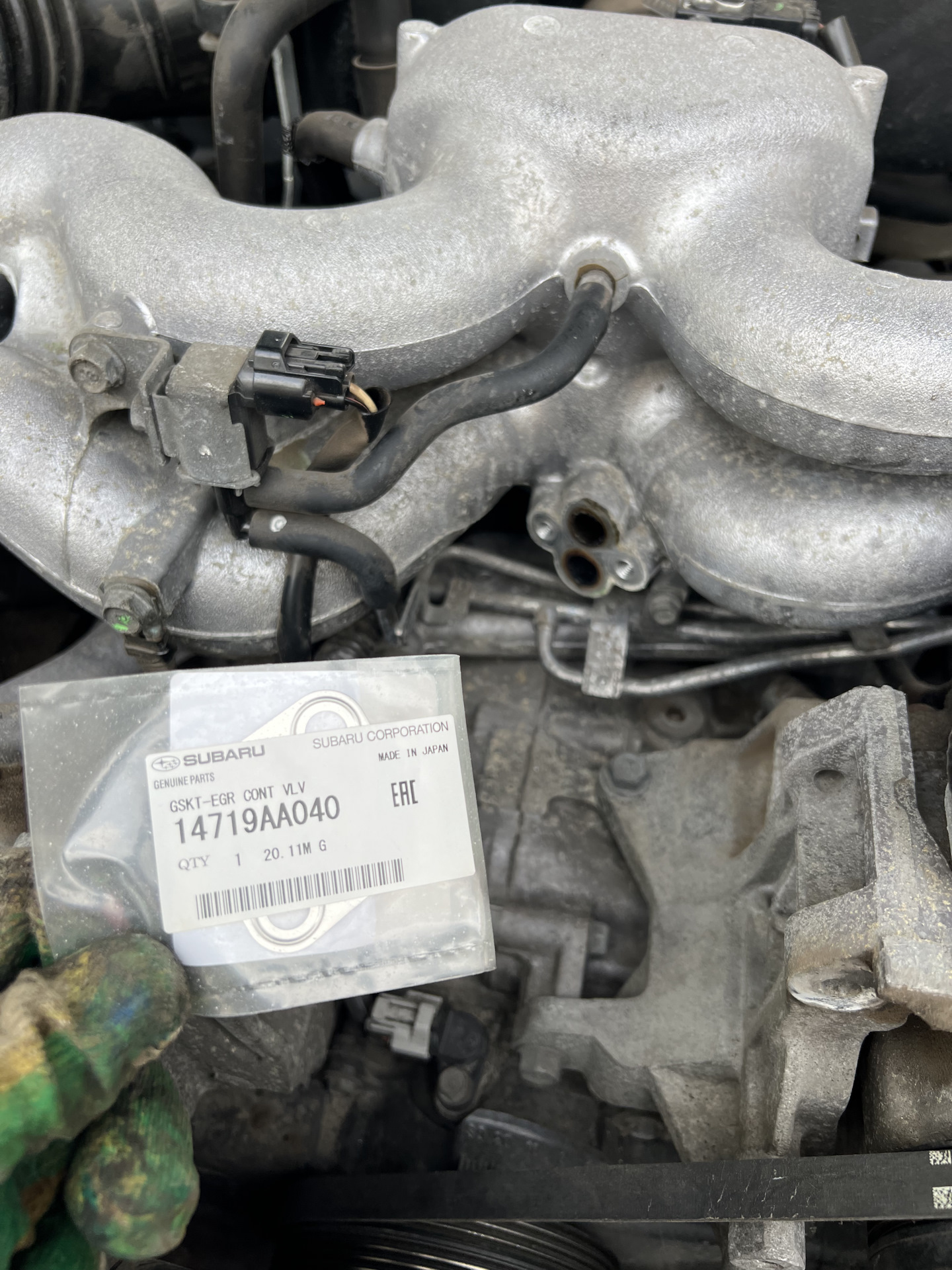 №5. Чистка ЕГР — Subaru Impreza (GE/GH), 2 л, 2009 года | своими руками ...