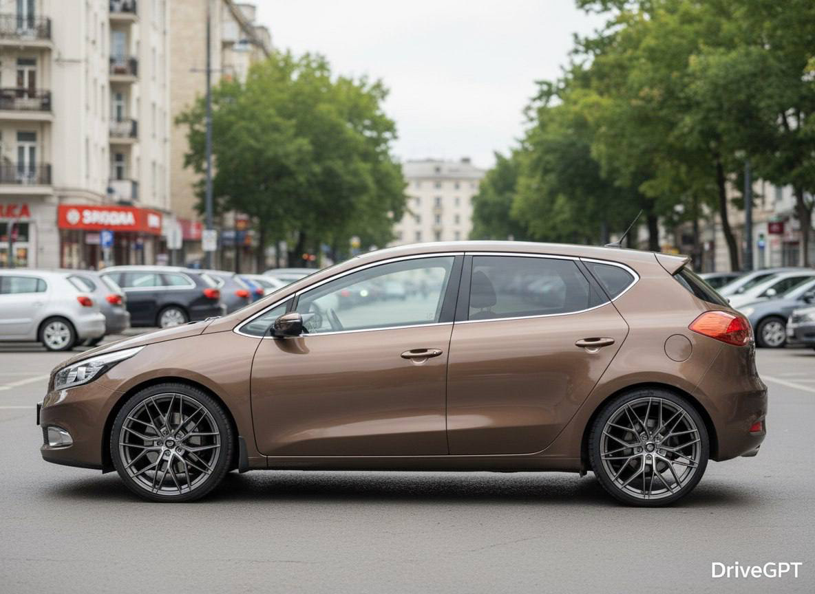 Kia Ceed на примерке дисков в 17-ом диаметре — KolesaClub на DRIVE2